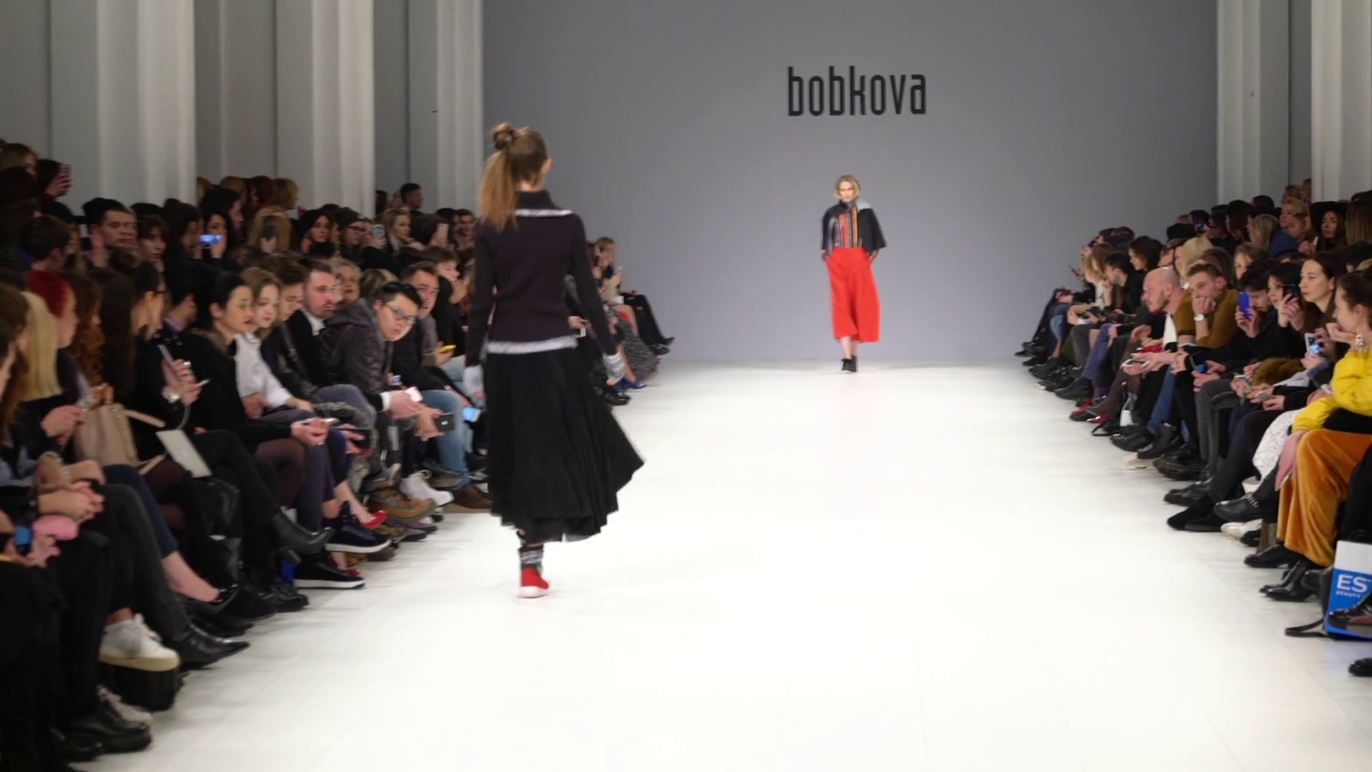 Ukraine Kyiv : Model Demonstrates Clothes At Stock Footage SBV ...