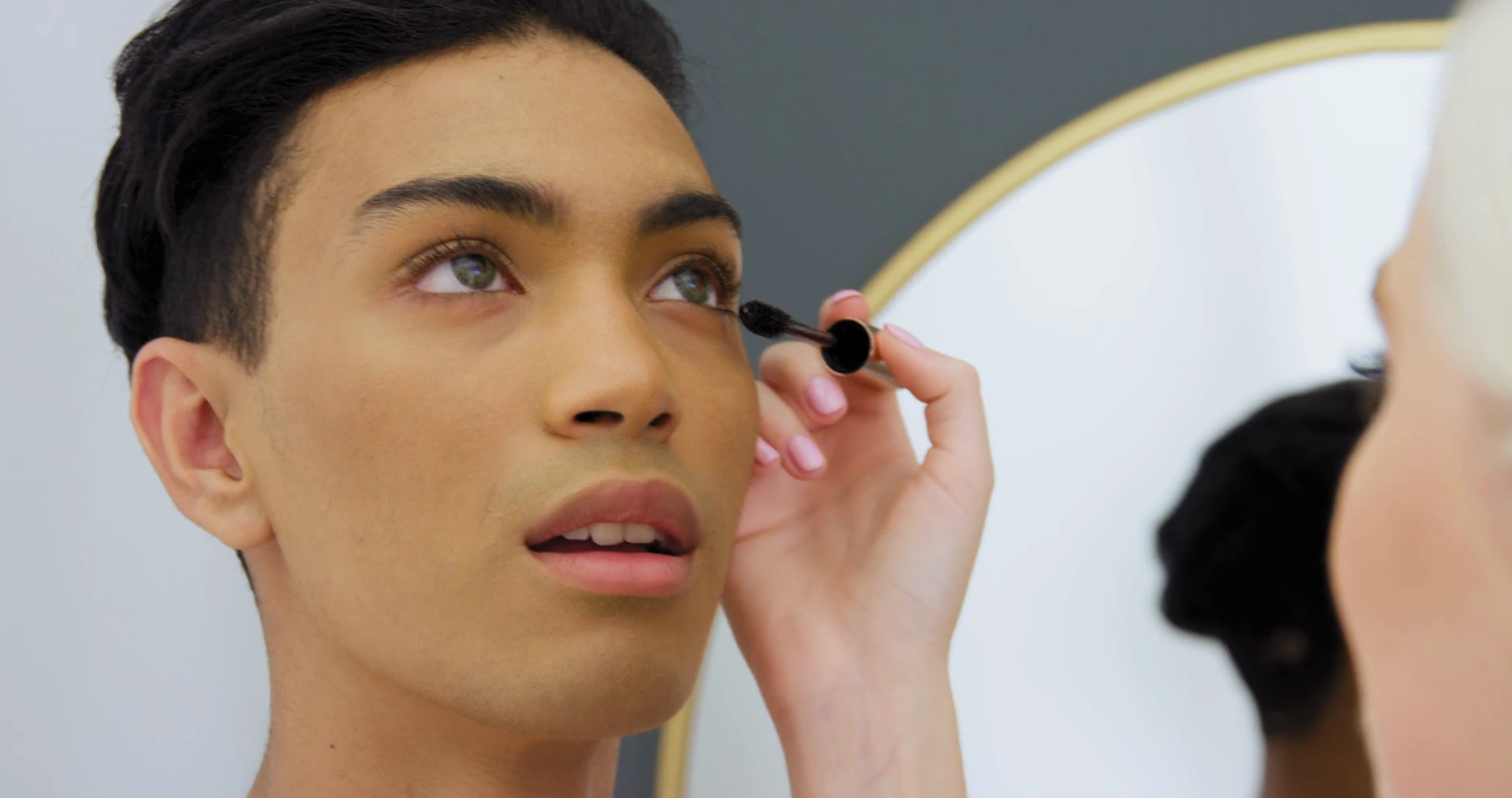 Cu Selective Focus Young Woman Applying Stock Footage SBV-338311098 ...