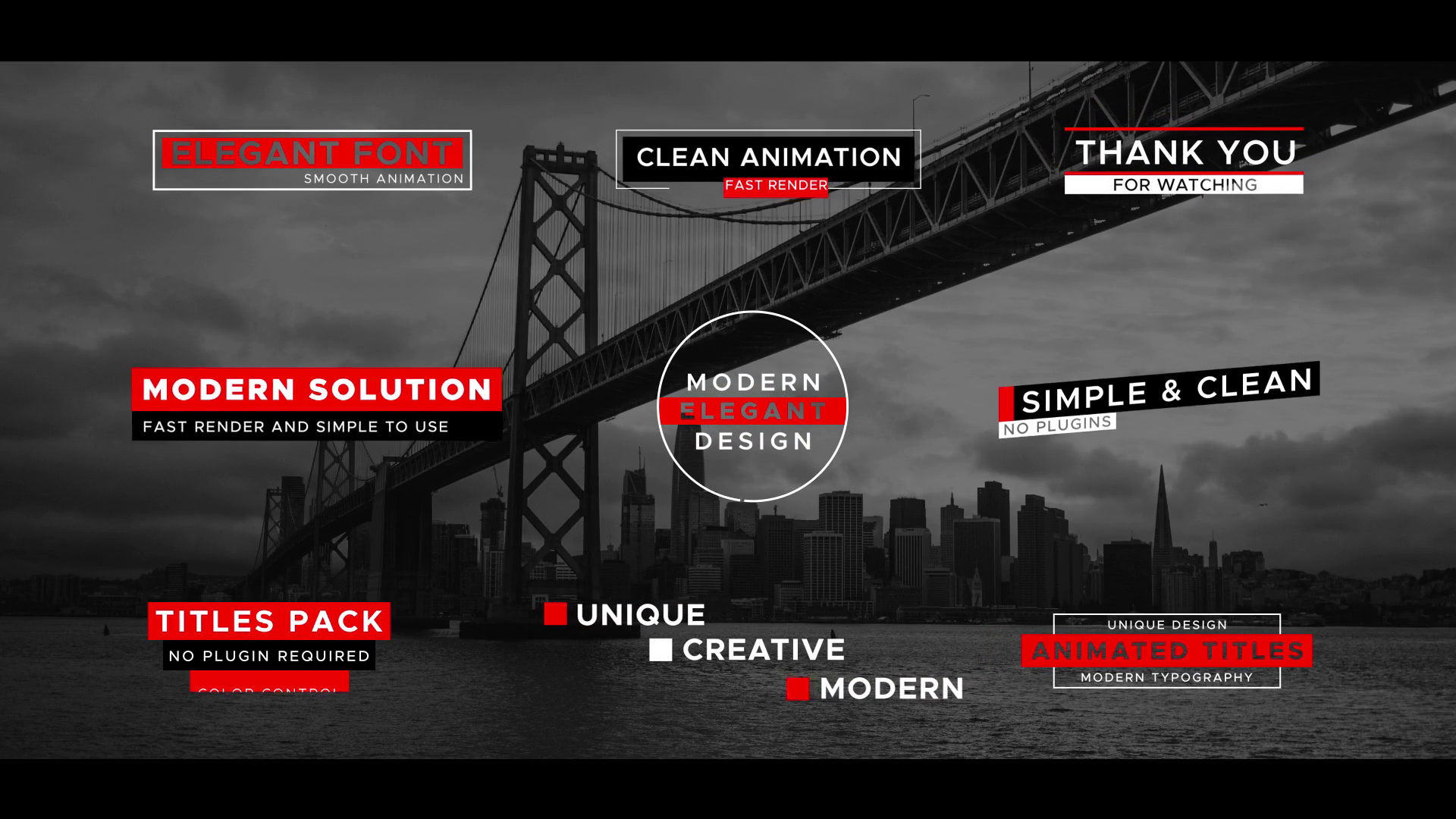 Modern Titles Pack Template SBV-346436891 - Storyblocks