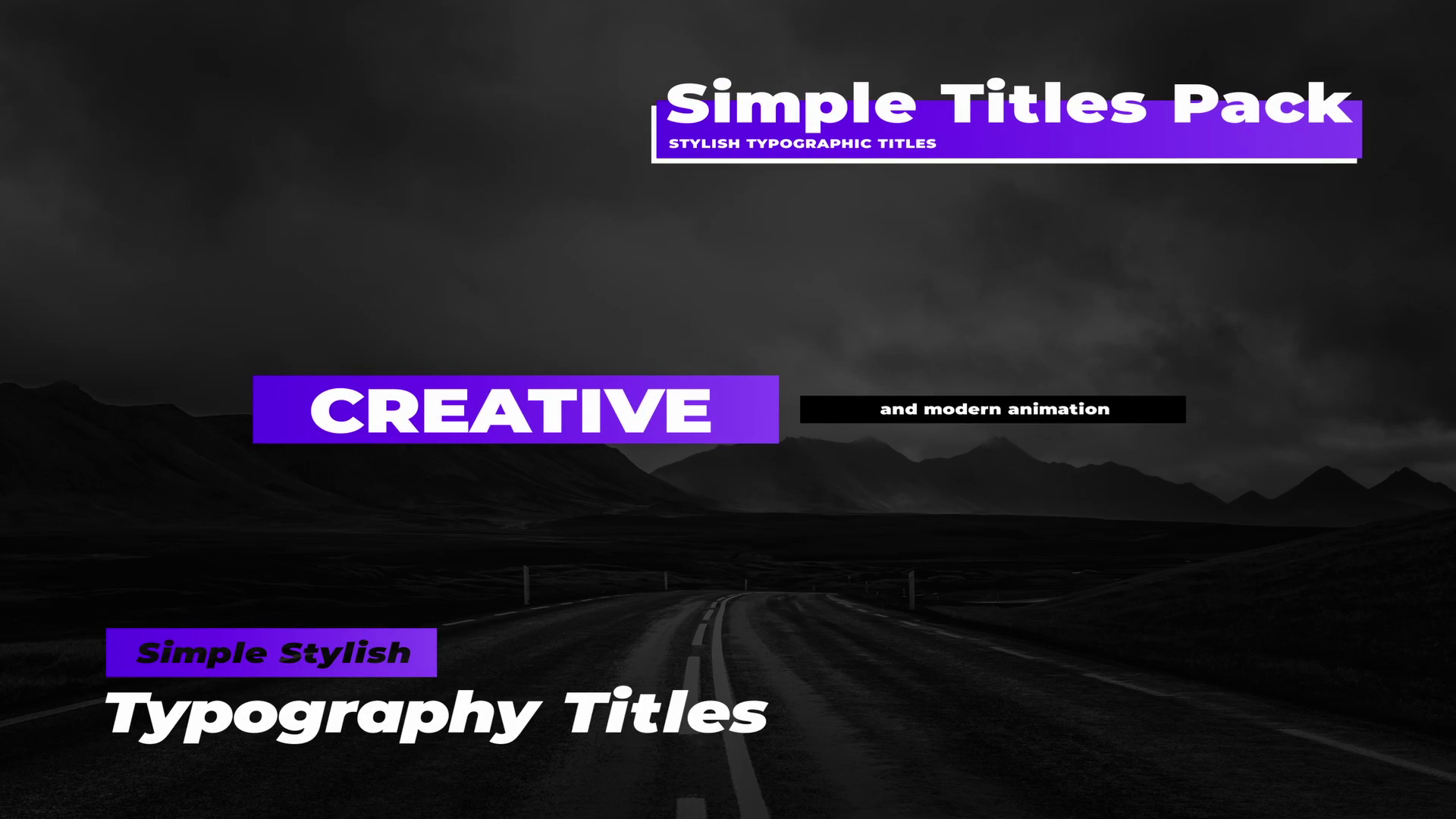 Simple Creative Titles V3 | DaVinci Resolve Template SBV-348642604 ...
