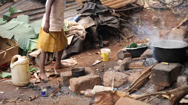 Children In African Slums Stock Footage: Royalty-Free Video Clips ...
