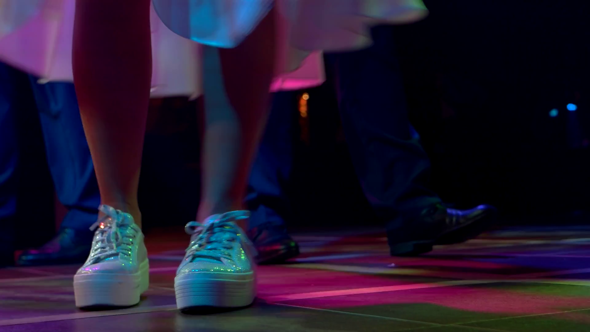 Female Legs Dancing Woman's Feet In White Stock Footage SBV-311531345 ...