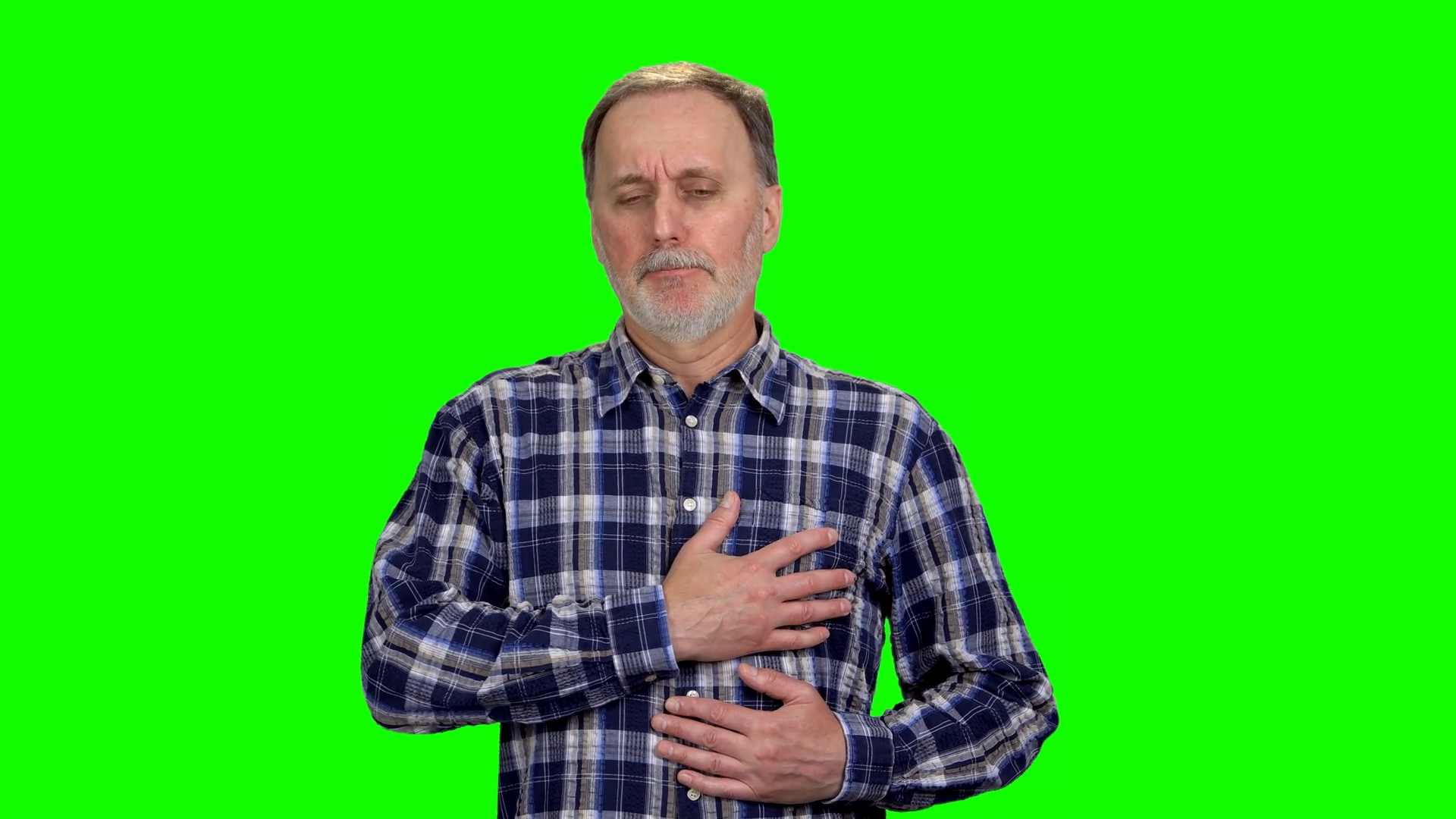 Mature Caucasian Man Having Heart Attack Stock Footage SBV-348546710 ...