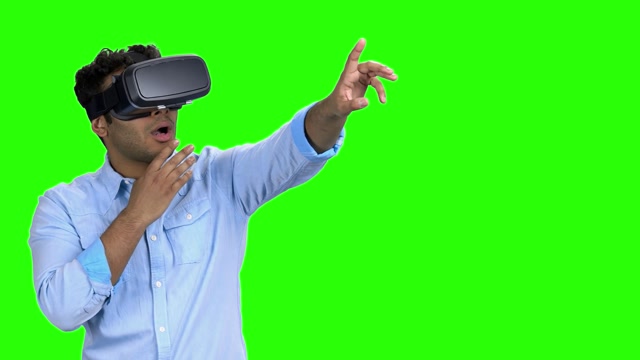 Vr Headset Green Screen Stock Footage: Royalty-Free Video Clips ...