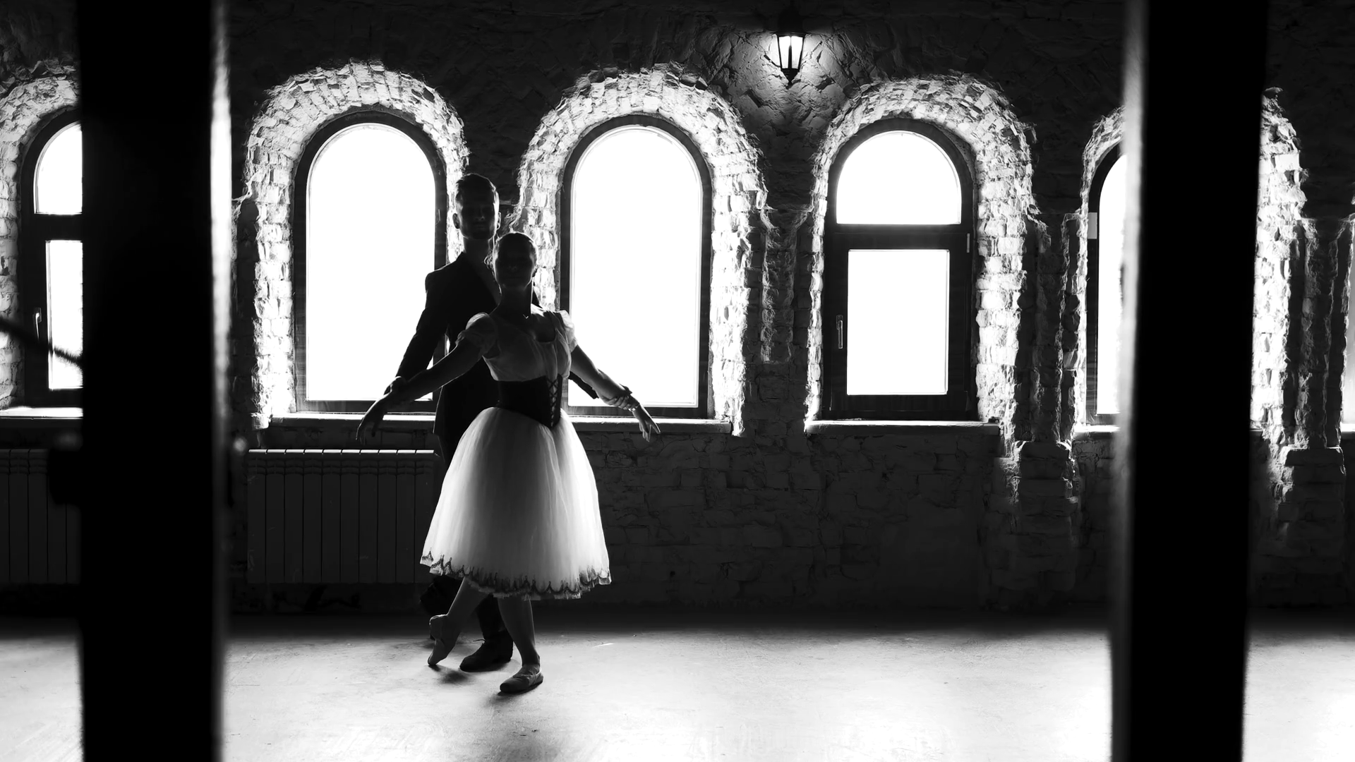 Elegant Ballet Duo Talented Couple In Stock Footage SBV-334771613 ...