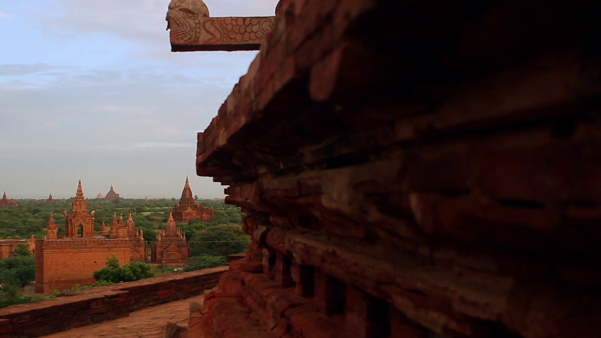 Beautiful Pagoda On Background Of Blue Sky Stock Footage SBV-316117255 ...