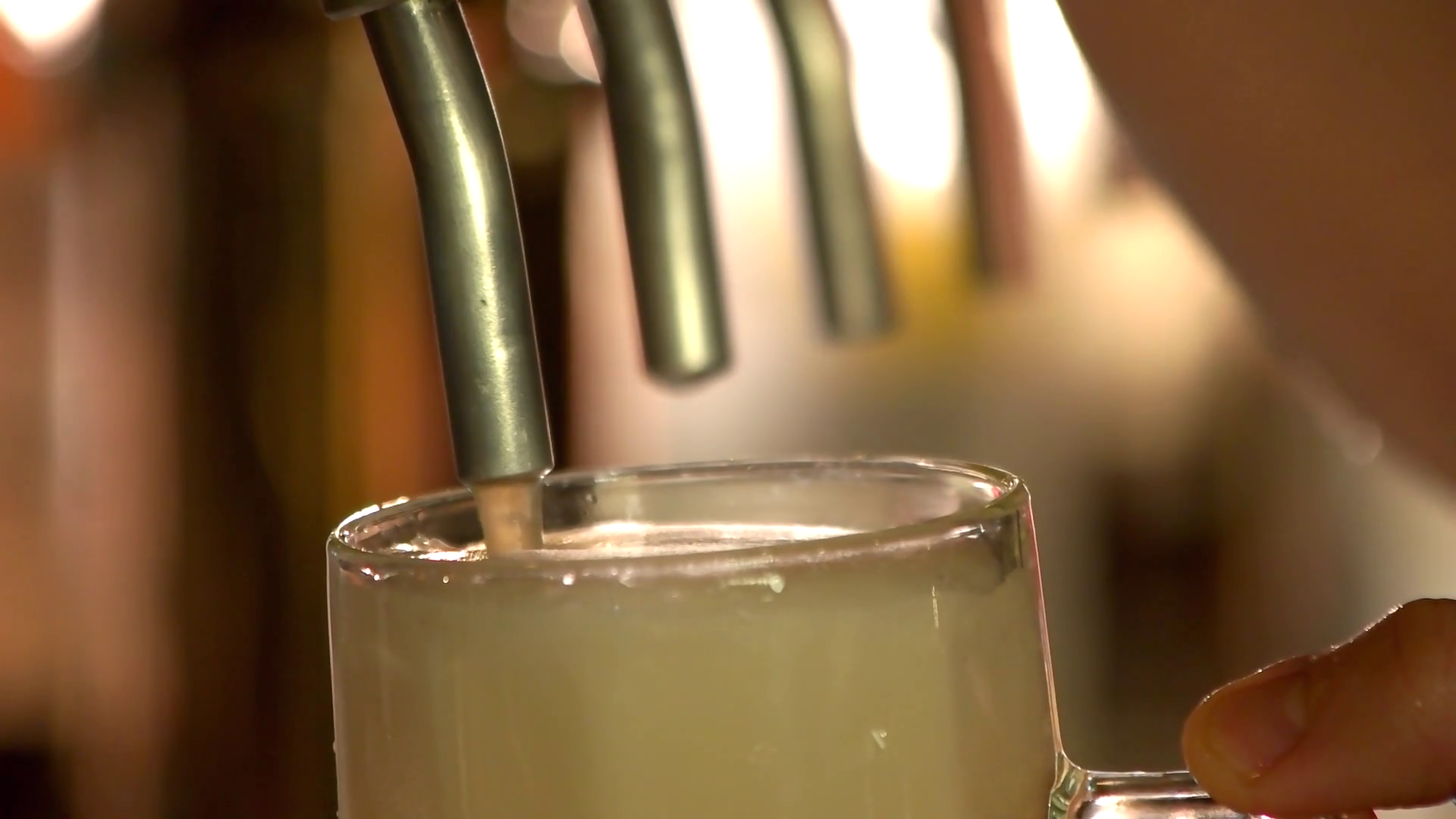 Beer Head With Foam Beer Drops Slow-mo Close Stock Footage SBV ...