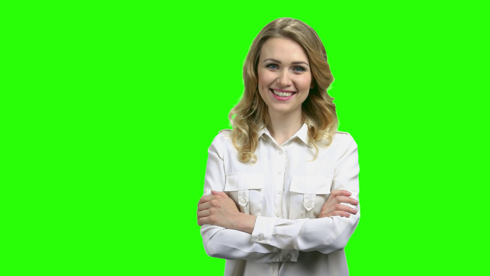 Professional Woman On Green Screen Stock Footage SBV-337472268 ...