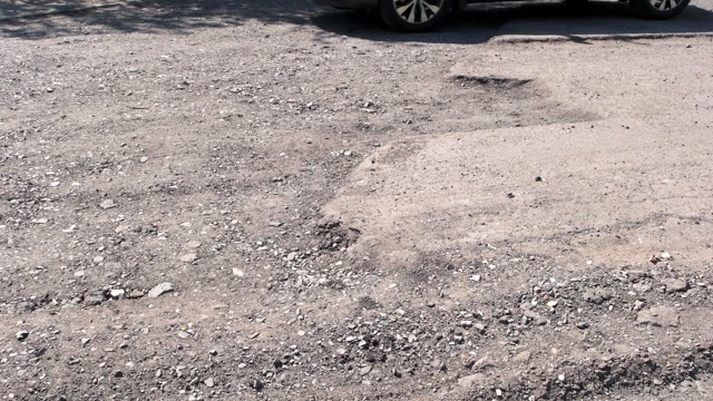Potholes In Road While Driving Stock Footage: Royalty-Free Video Clips ...