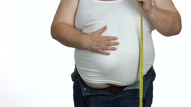 Body Fat Man Stock Footage: Royalty-Free Video Clips - Storyblocks