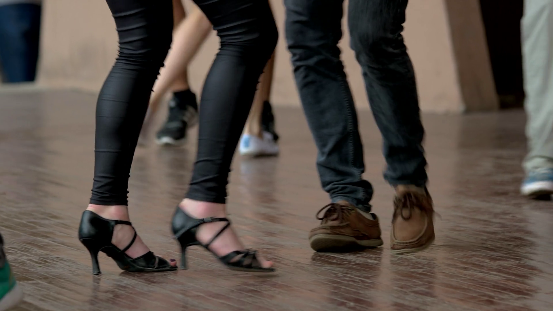Feet Of People Dancing On Club Party Stock Footage SBV-327037427 ...