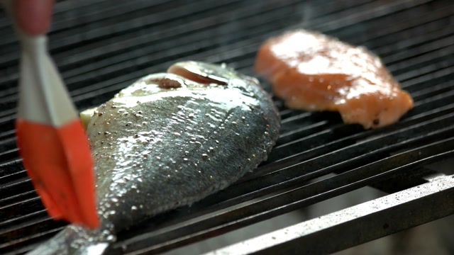 Basting Barbeque Stock Footage: Royalty-Free Video Clips - Storyblocks