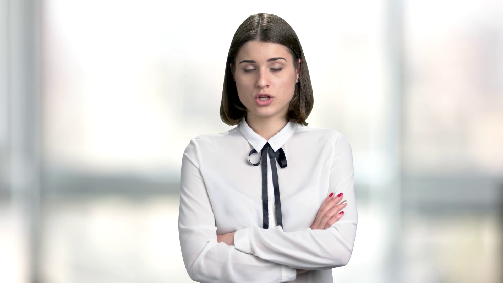 Frustrated Professional In Heated Discussion Stock Footage SBV ...