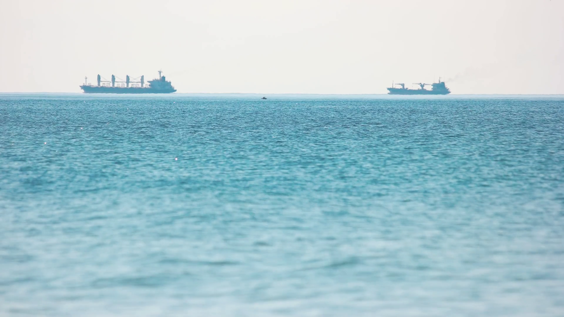 Large Barges Are Floating On Sea Stock Footage SBV-313656505 - Storyblocks