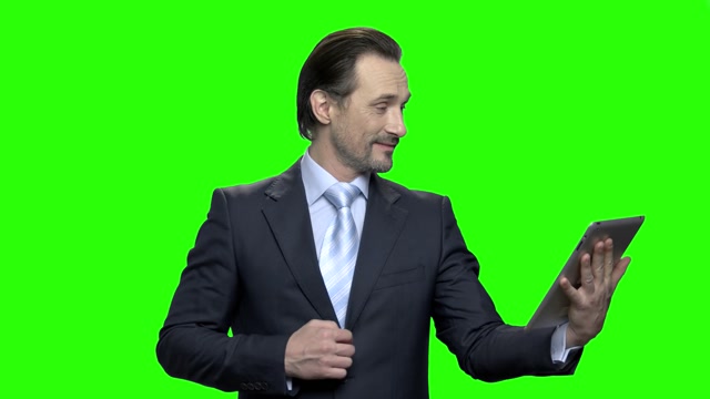 Man Talking Green Screen Stock Footage: Royalty-Free Video Clips ...