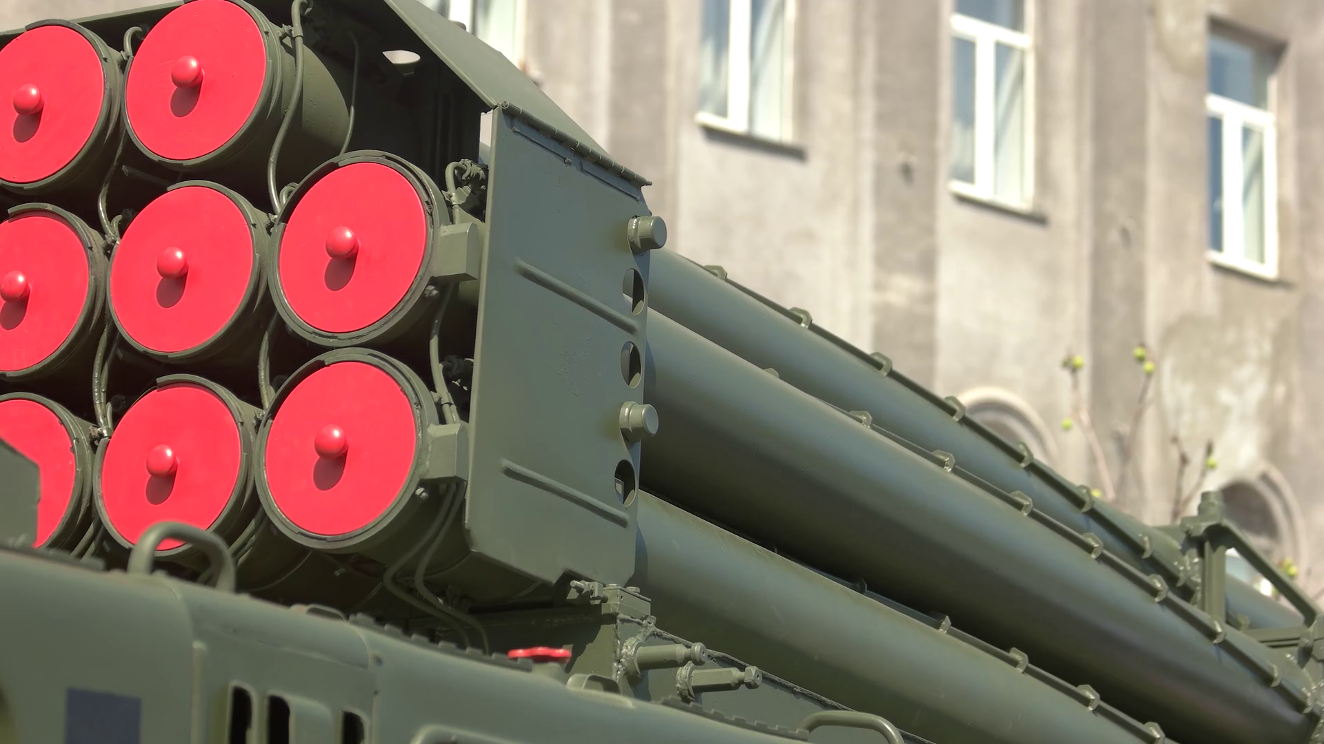 Missile Firing System Of Military Armored Stock Footage SBV-338133871 ...