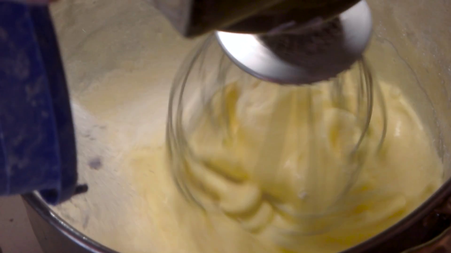 Mixing Eggs Flour Sugar Close Up Beating Stock Footage SBV-337959034 ...