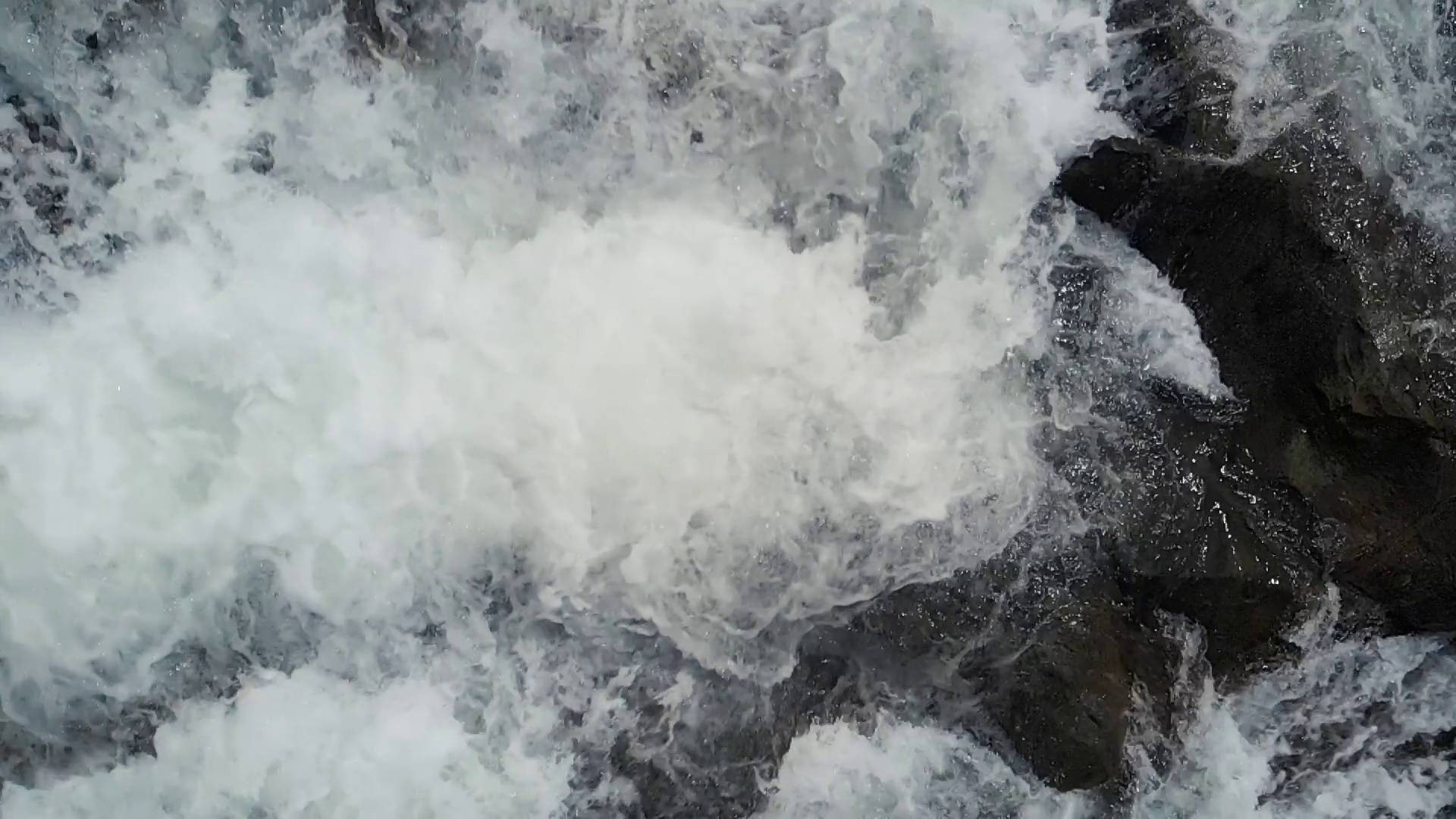 River Water Splashing Close Up Stormy Water Stock Footage SBV-338079088 ...