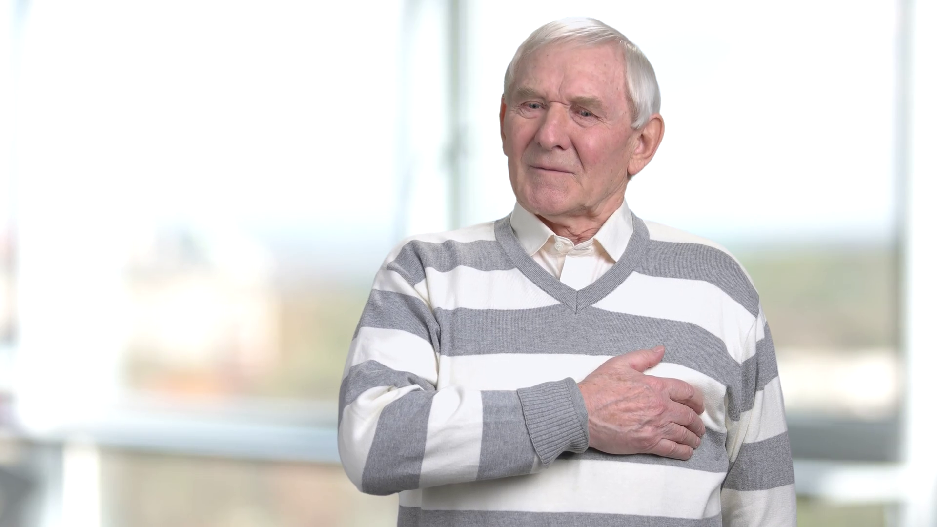 Senior Person Having Heart-attack Old Man Stock Footage SBV-322834497 ...