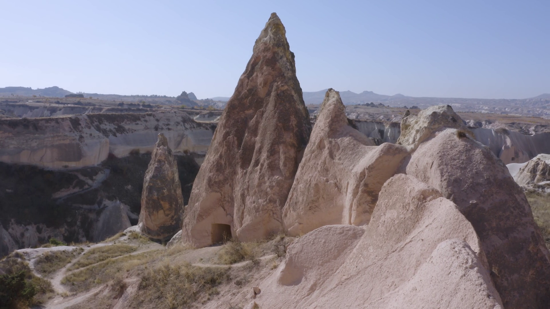 Volcanic Rocks In Cappadocia Turkey Unique Stock Footage SBV-338438718 ...