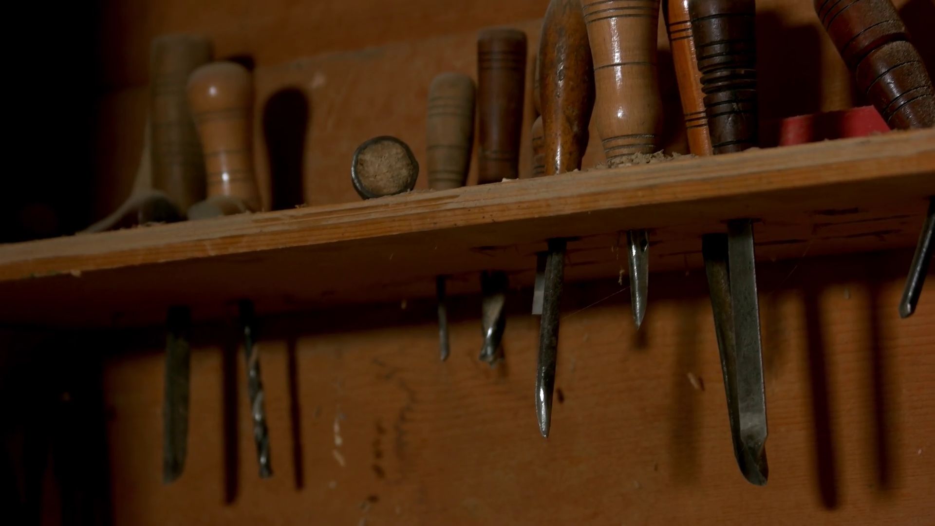 Woodworking Tools On Shelf Different Stock Footage SBV-337767423 ...