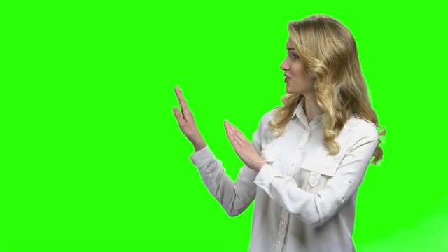 Green Screen Presenter Stock Footage: Royalty-Free Video Clips ...