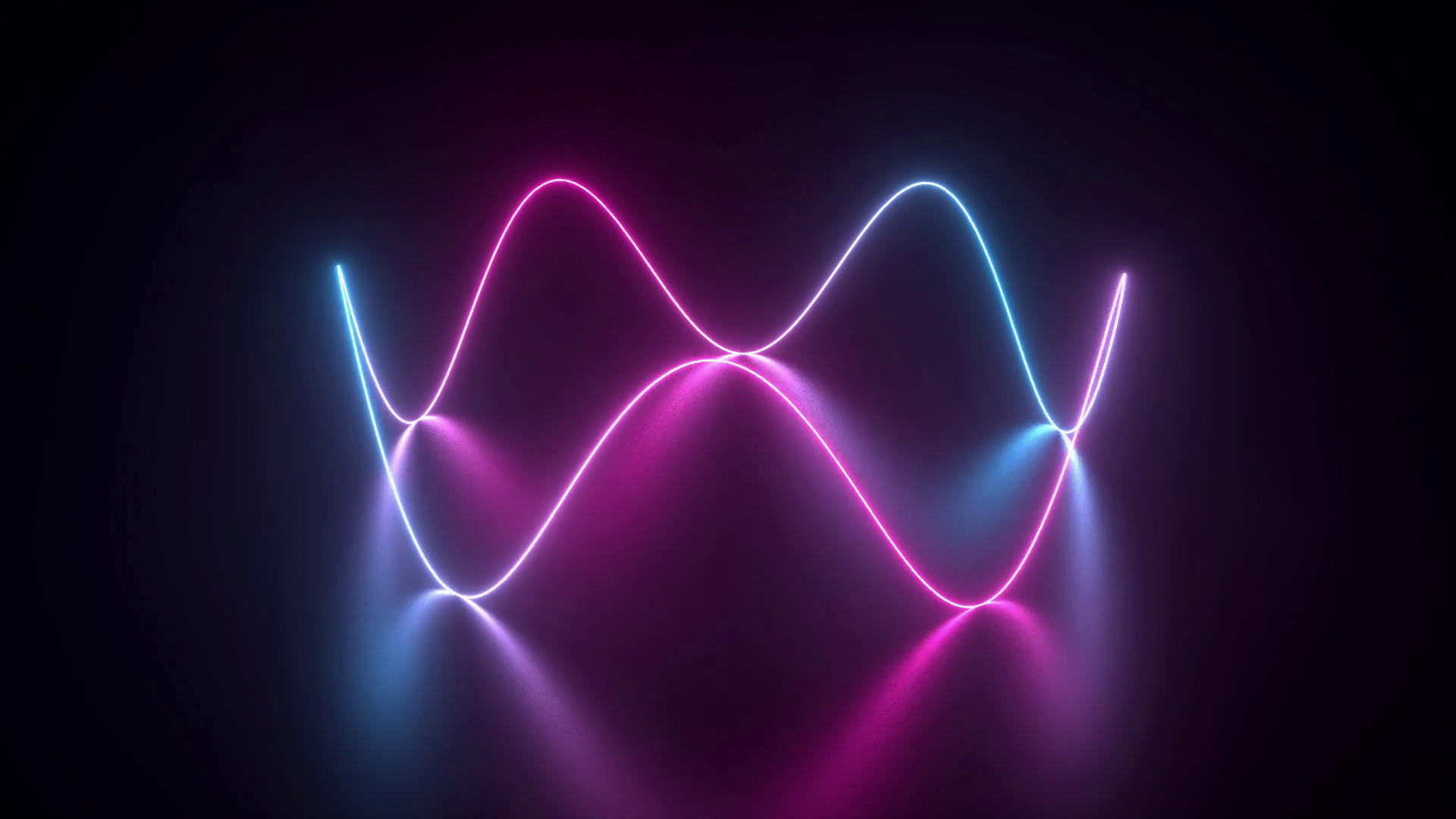 Ultraviolet Neon Light Figure In Shape Of Stock Motion Graphics SBV ...