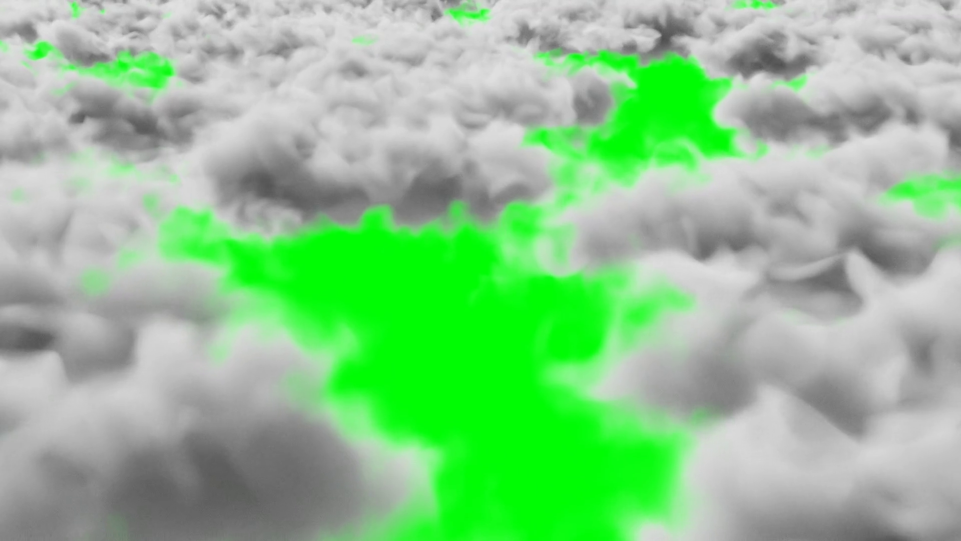 Flying Through Gray Clouds In Green Screen Stock Motion Graphics SBV ...