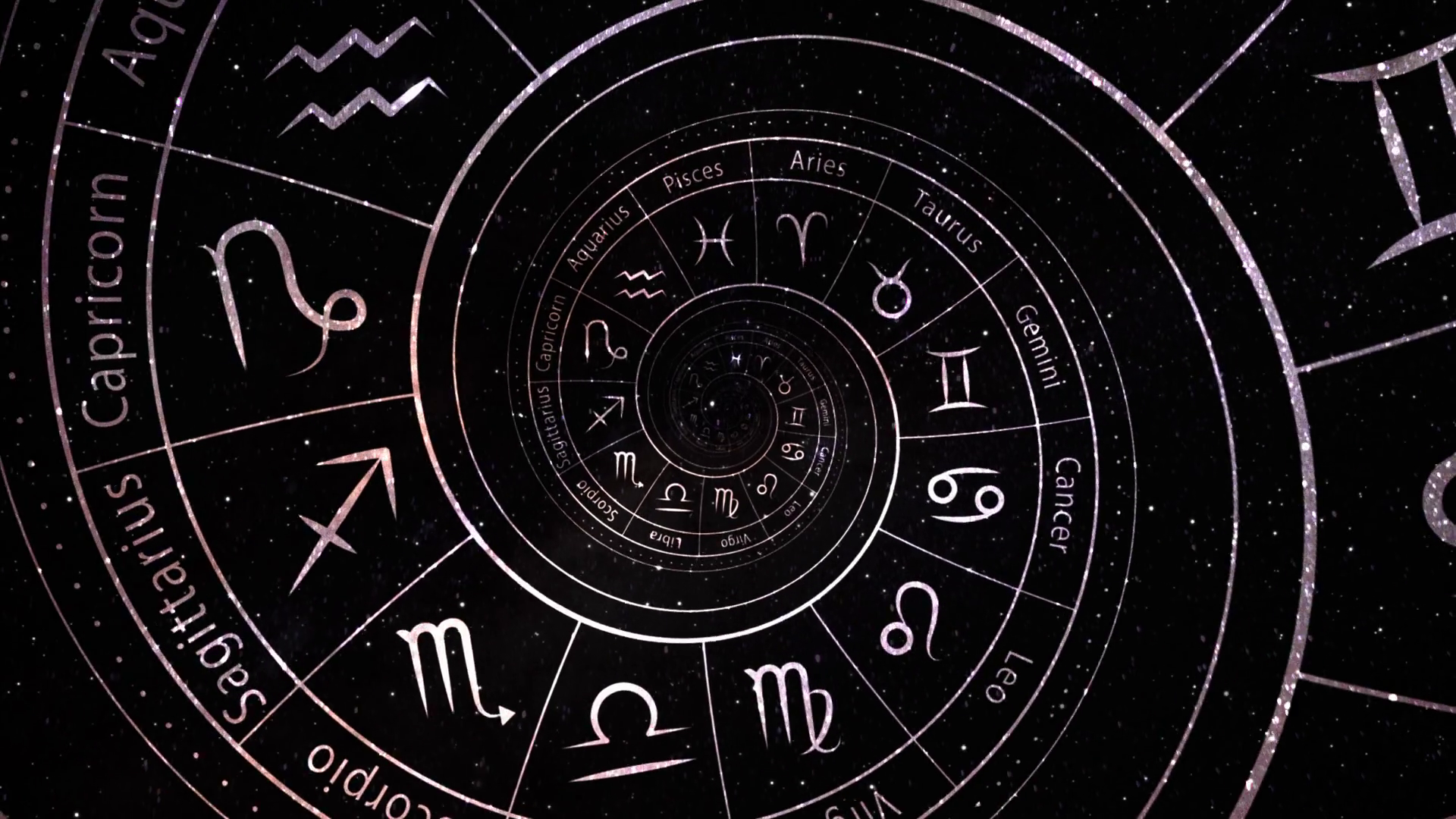 Zodiac Astrology Signs Horoscope Infinite Stock Motion Graphics SBV ...