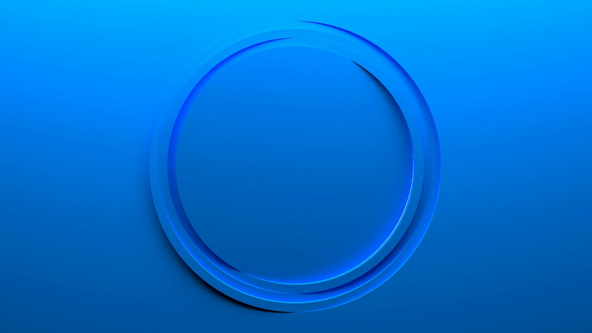 Abstract Blue Circle Of Three Dimensional Stock Motion Graphics SBV ...
