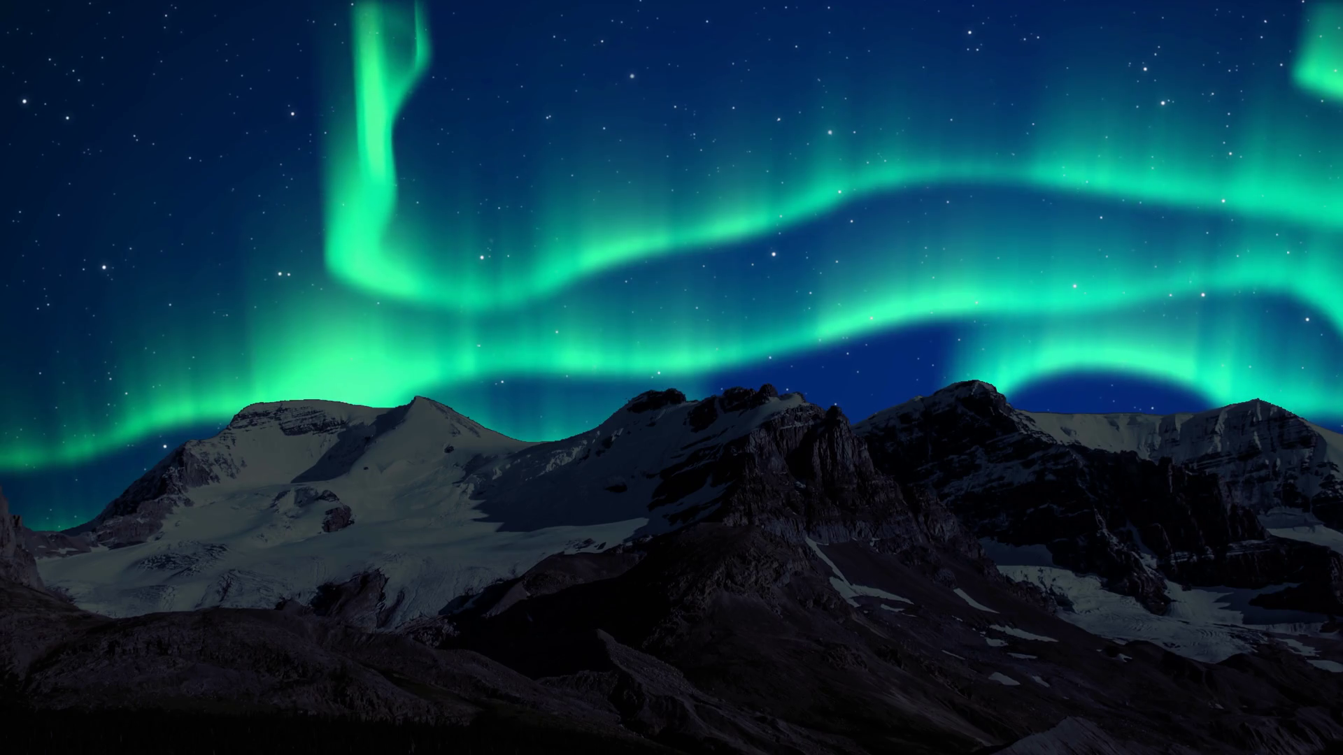Enchanting Northern Lights Animation Aurora Stock Motion Graphics SBV ...