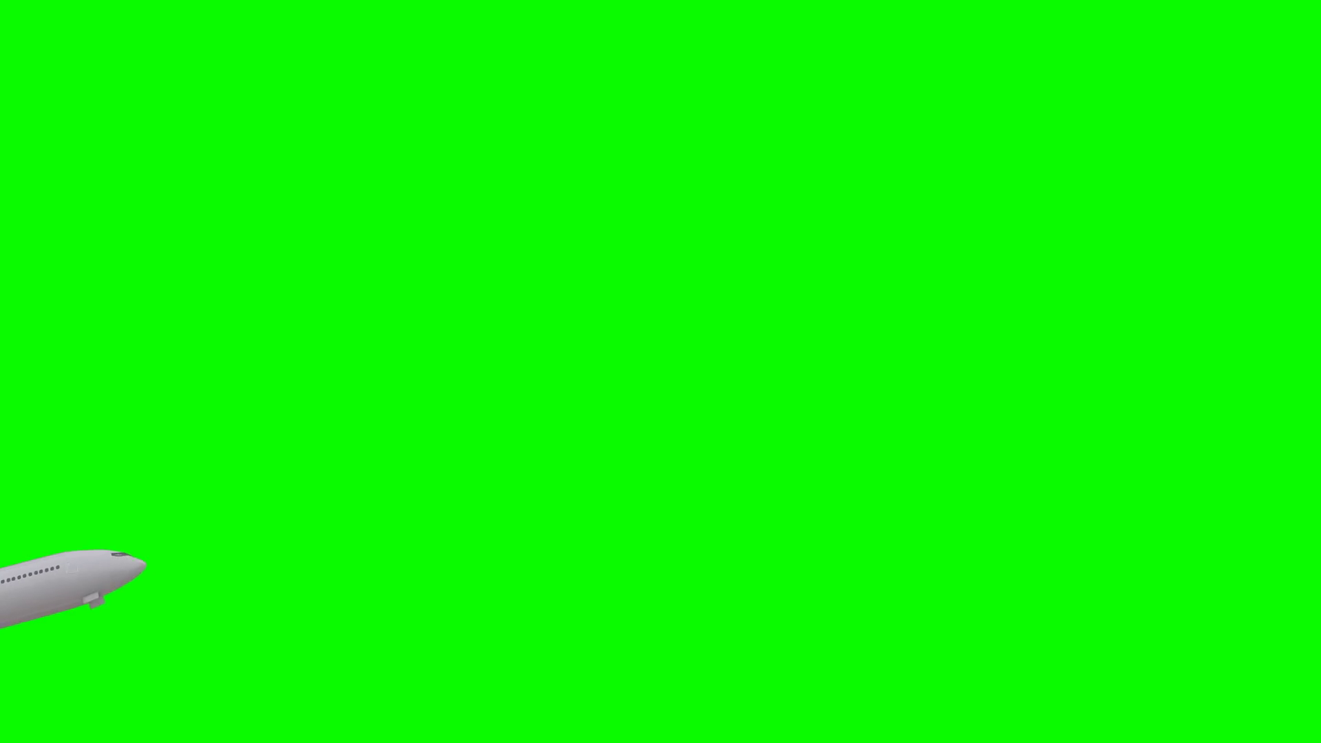 Green Screen Plane Flyingpassengers Taking Stock Motion Graphics SBV ...