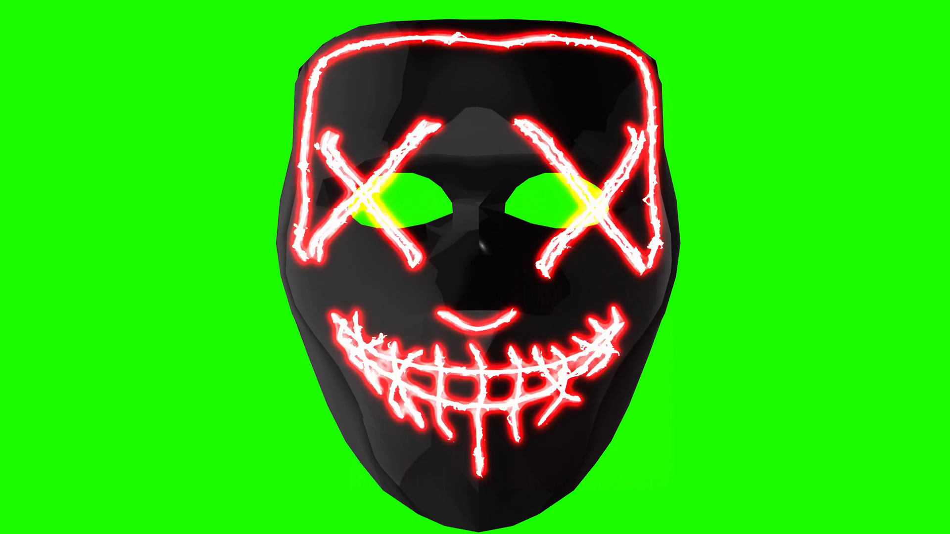 Black Mask With Red Led Neon Concept Of Stock Motion Graphics SBV ...