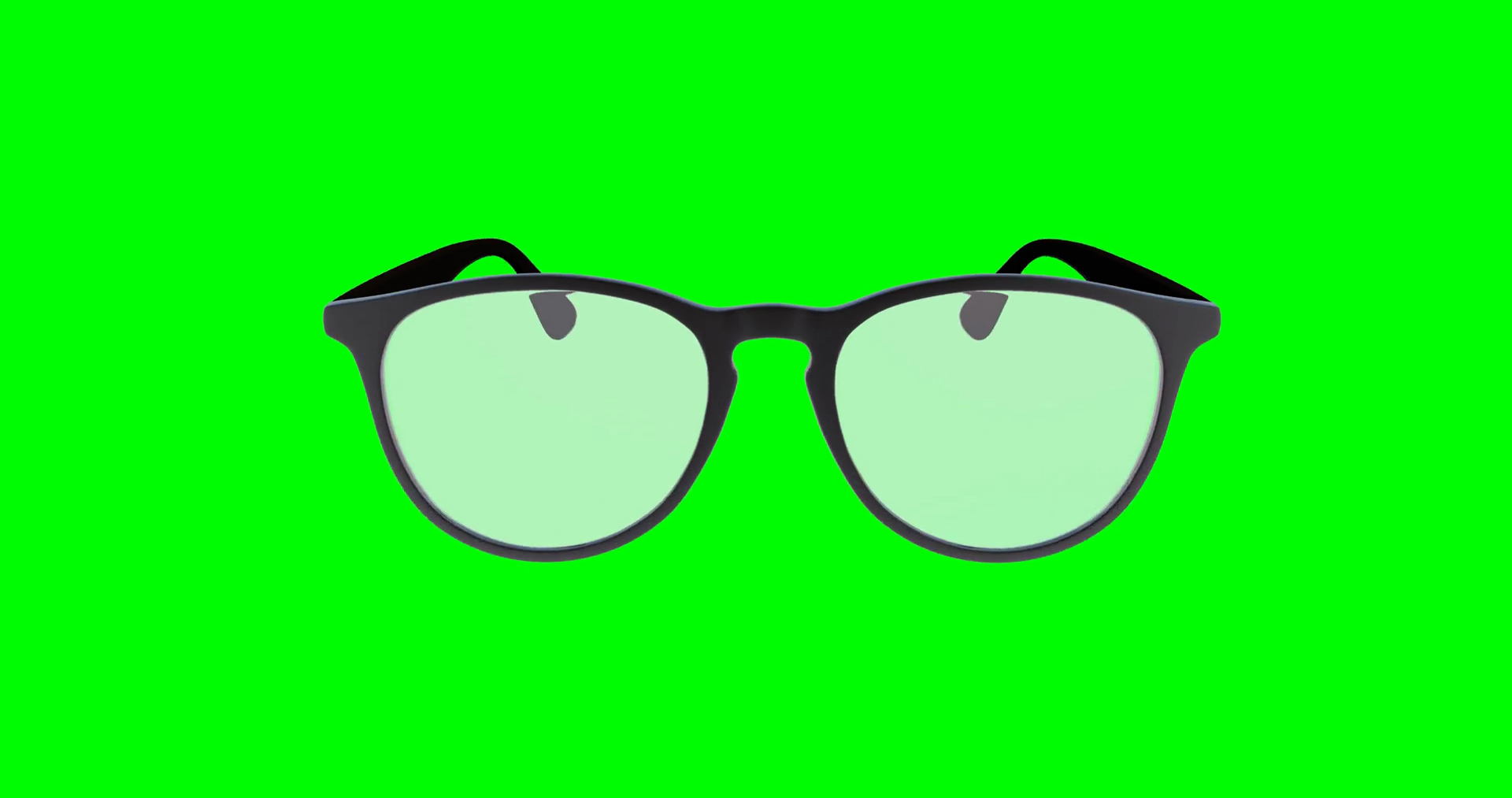 Black 3d Glasses On Green Screen Chroma Key Stock Motion Graphics SBV ...