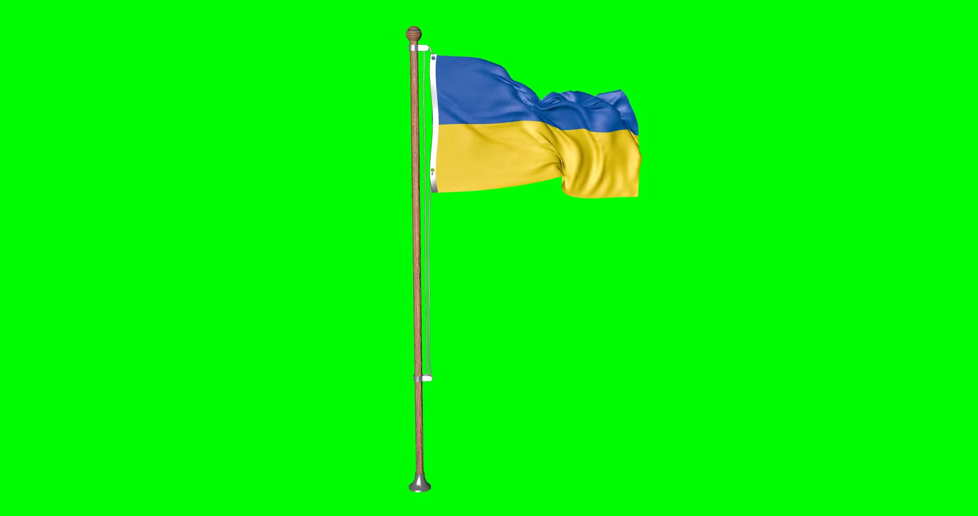 3d Green Screen Ukraine Flag Waving In Stock Motion Graphics SBV ...