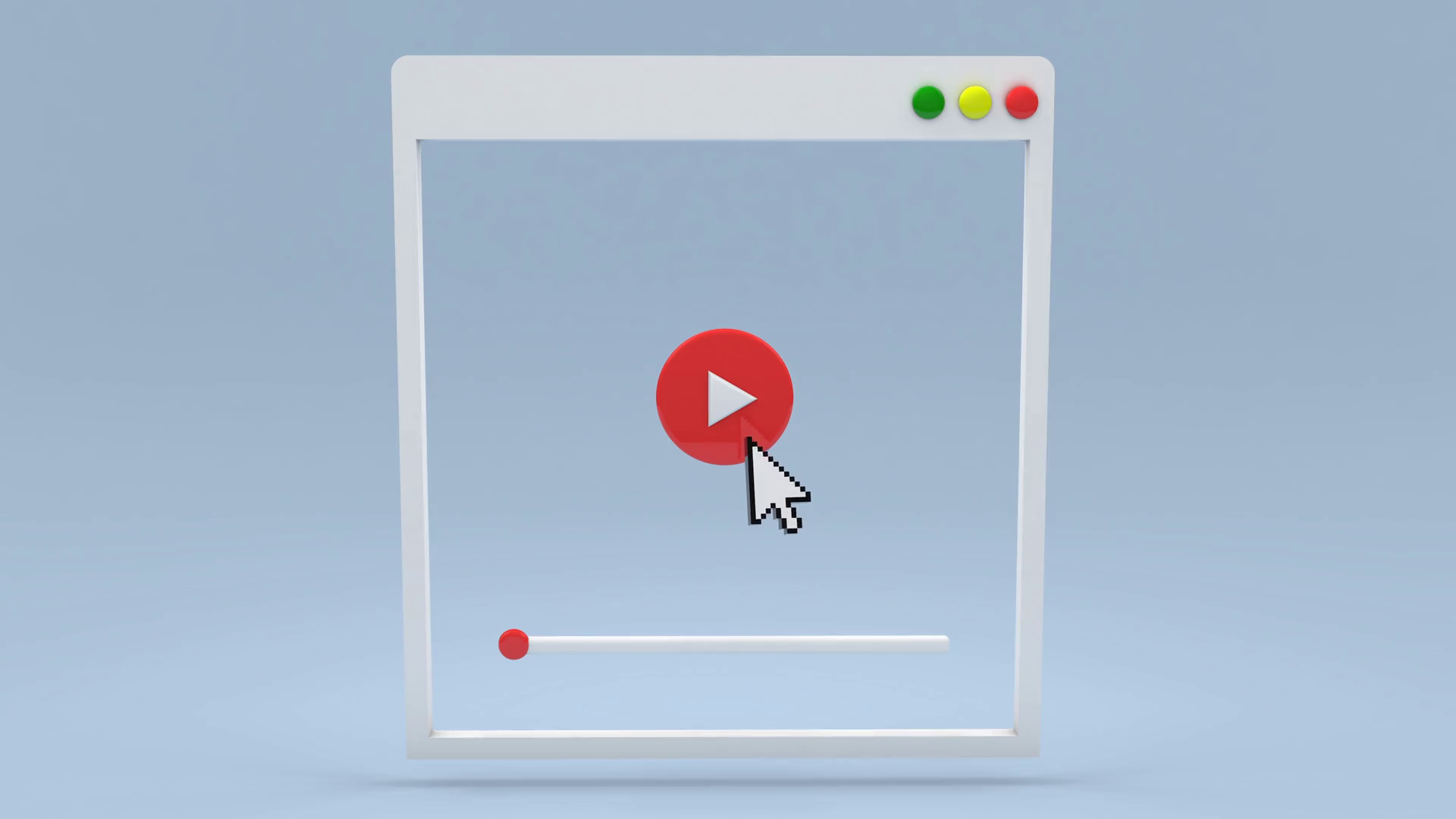 Abstract Minimal Video Media Player Play Stock Motion Graphics SBV ...