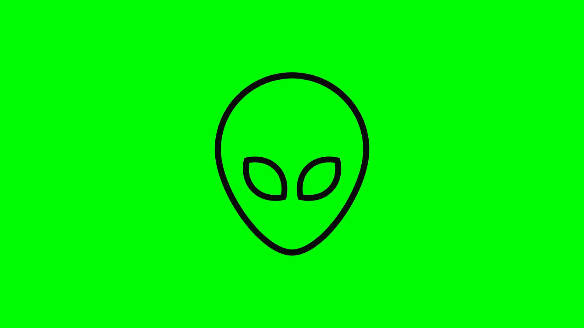 10 Intro Animations Of Alien Face Symbol Stock Motion Graphics SBV ...