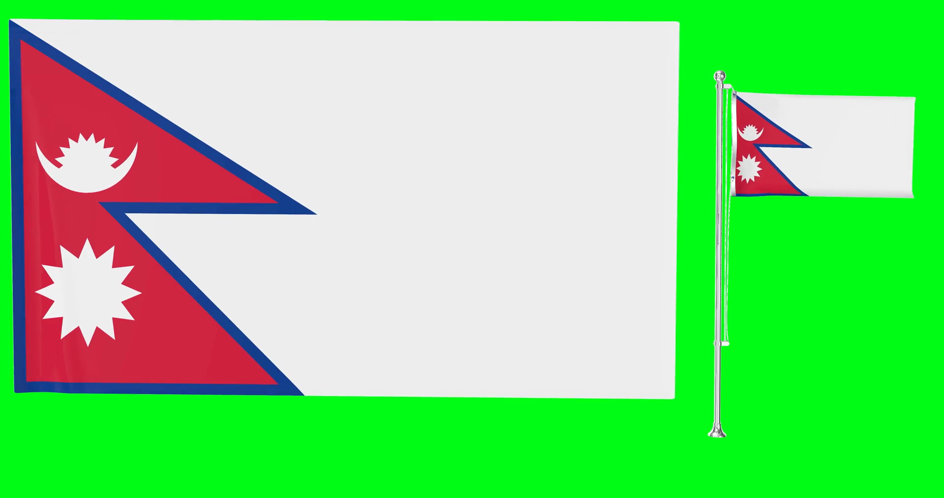 Nepali Flags Waving In Windnational Symbol Stock Motion Graphics SBV-347740561 - Storyblocks