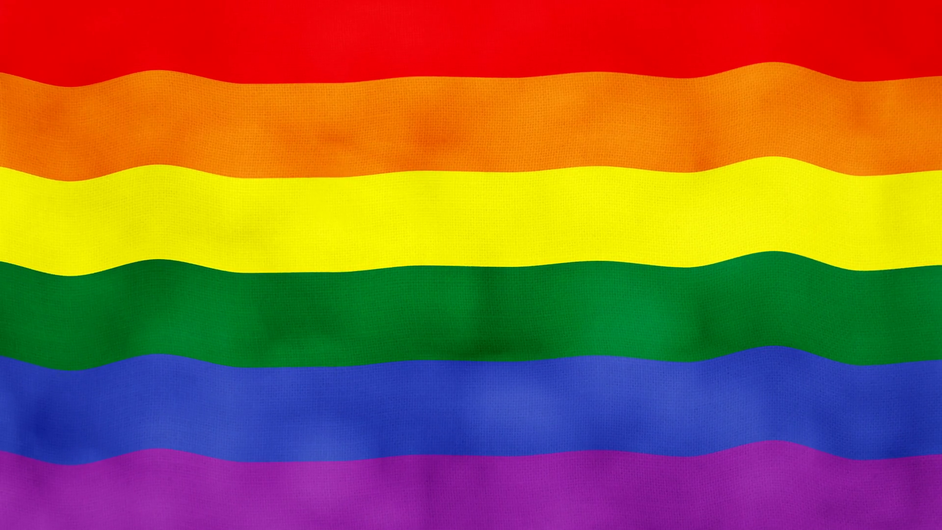 Lgbtq Rainbow Flag Waving Colorful Flag Of Stock Motion Graphics SBV ...