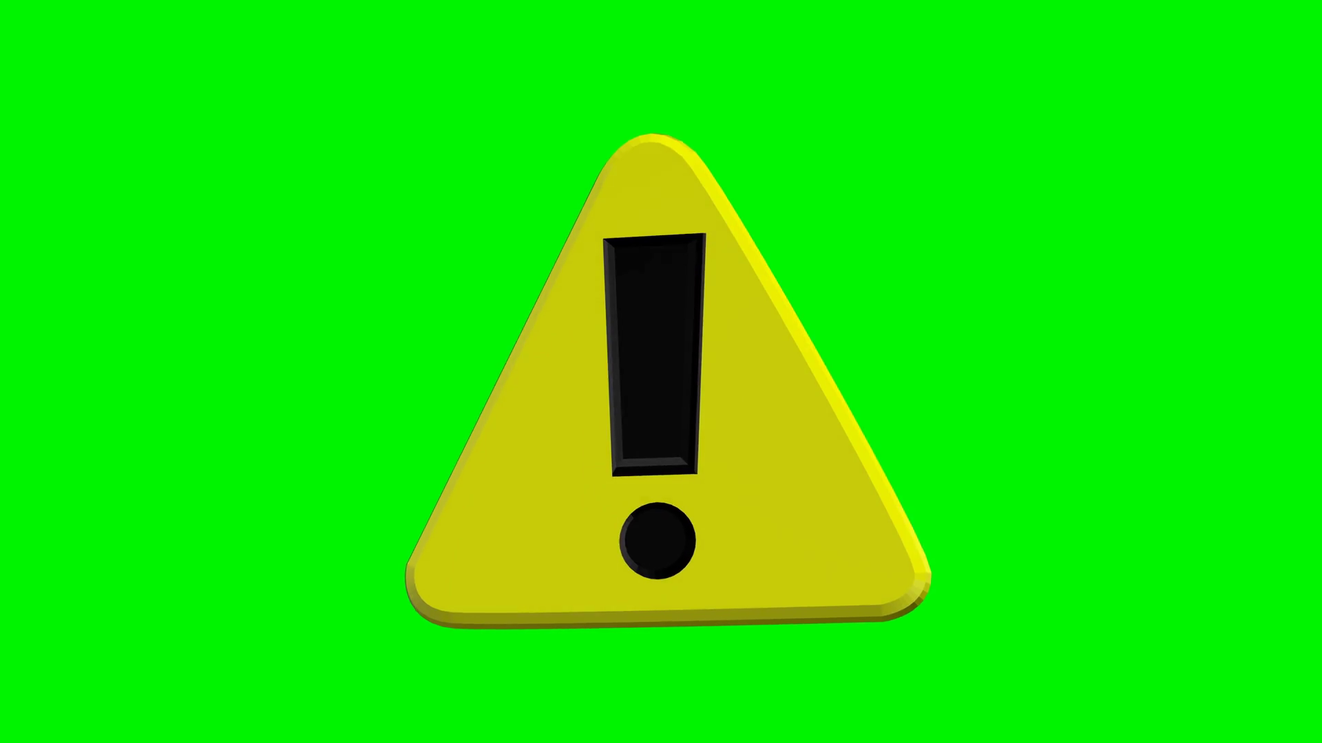 Hazard Danger Warning Attention Alert Sign Stock Motion Graphics SBV ...