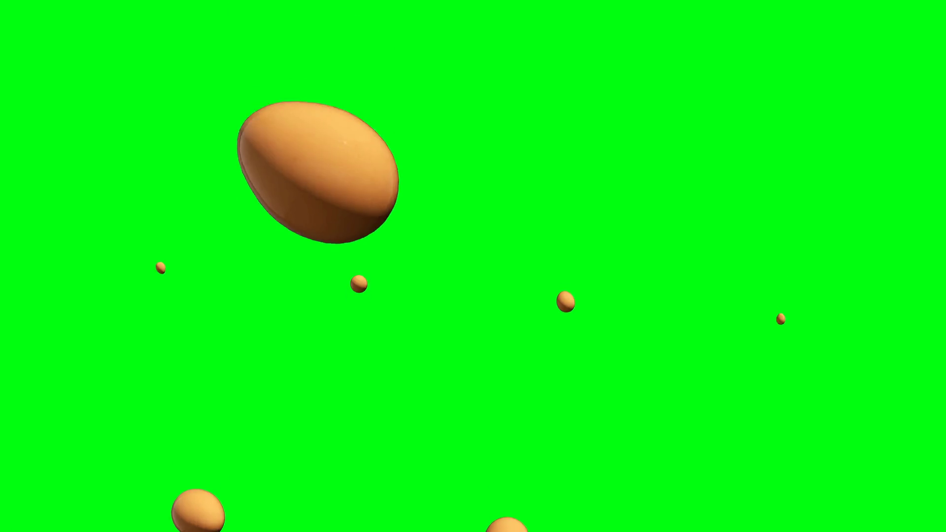 Rain Animated Brown Chicken Eggs Falling On Stock Motion Graphics SBV ...