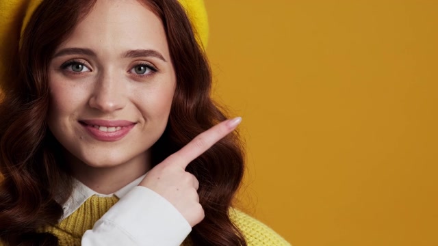 Woman Pointing Below Stock Footage: Royalty-Free Video Clips - Storyblocks
