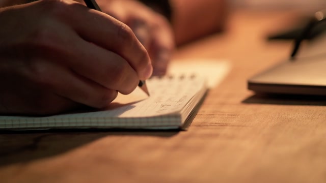 Pencil Writing On Paper Animation Stock Footage: Royalty-Free Video ...