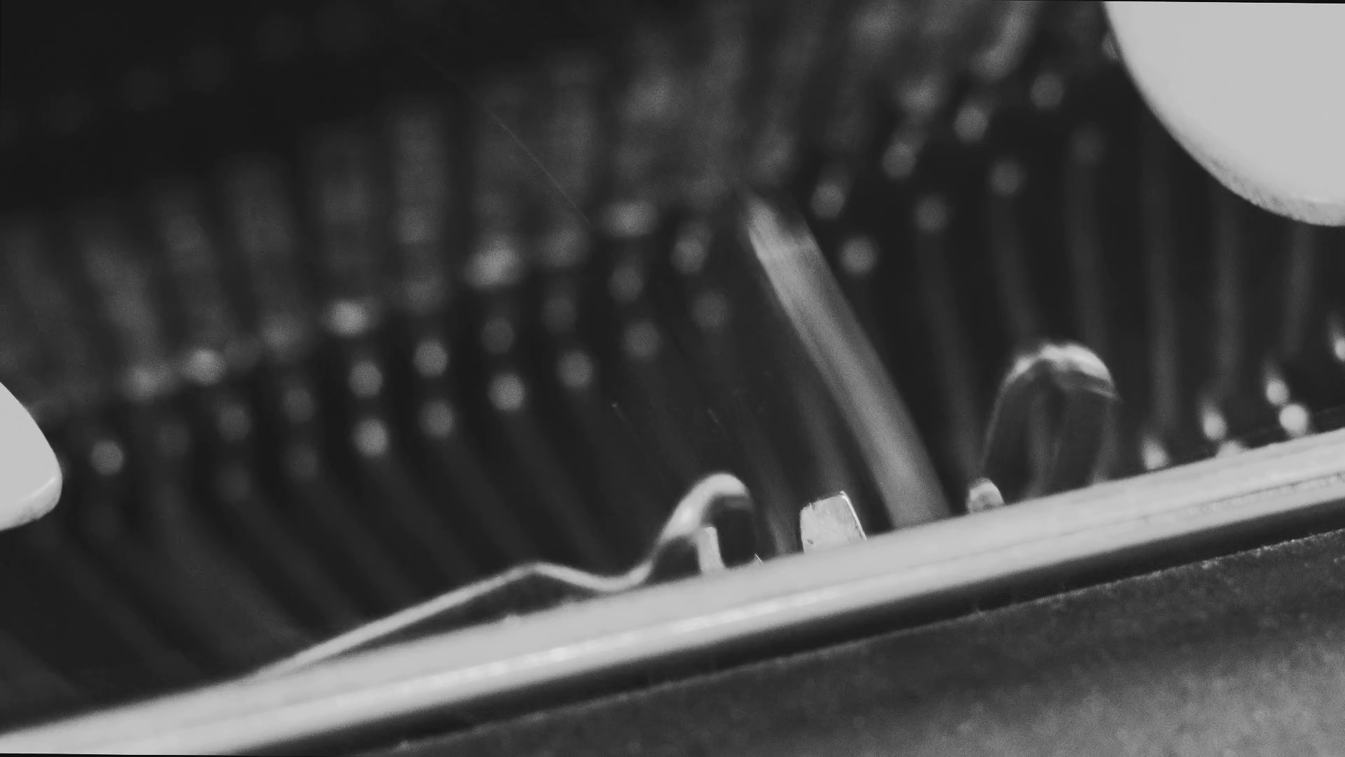 Close Up Of Typewriter Inside Mechanism Stock Footage SBV-312555236 ...