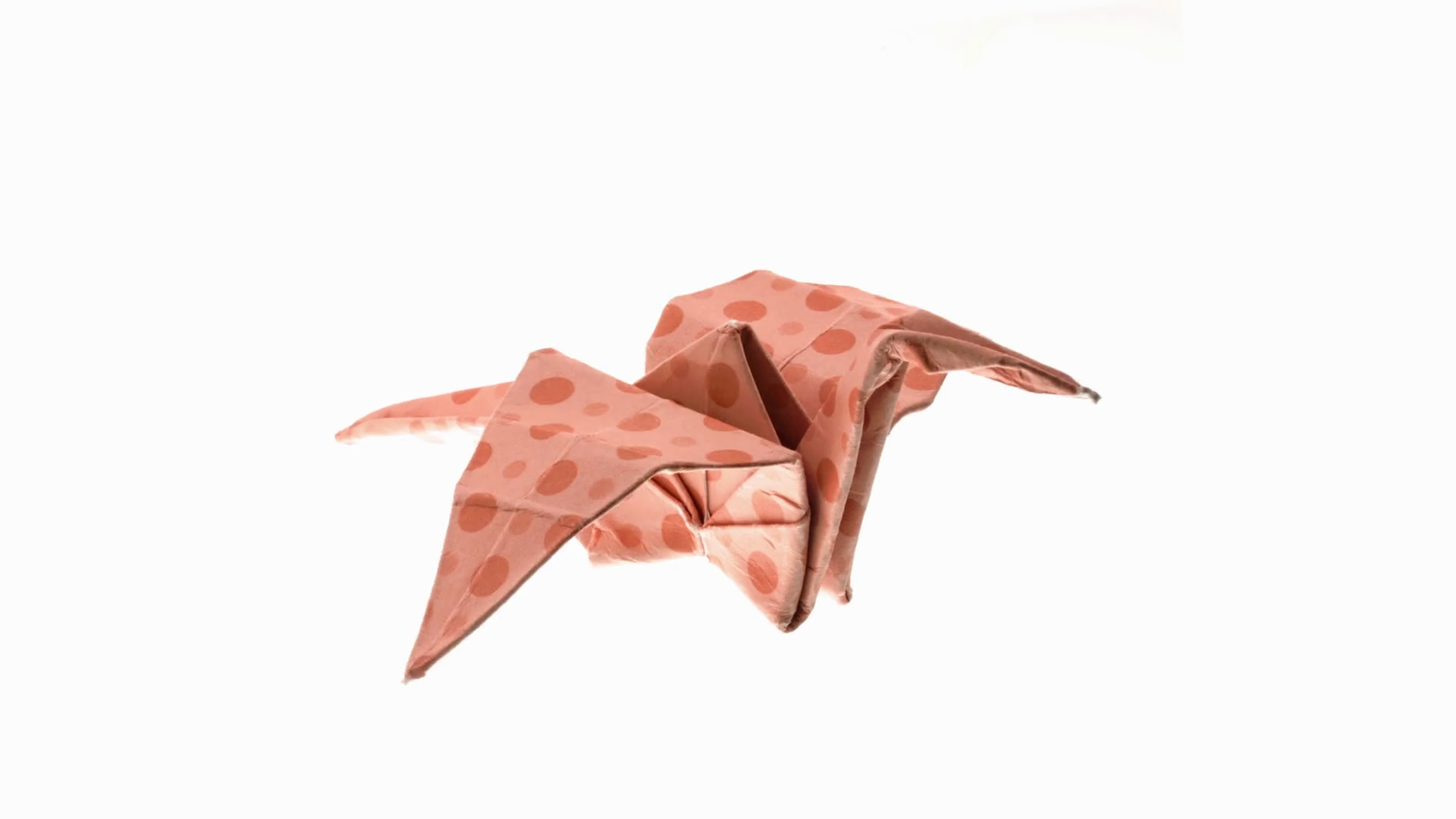 Red Beautiful animated origami crane. more on the gallery. Origami ...