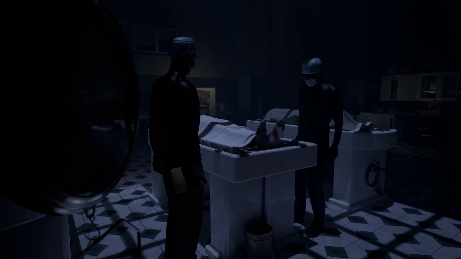 Two Doctors Standing In Fron Of Corpse In Stock Footage SBV-348844451 ...