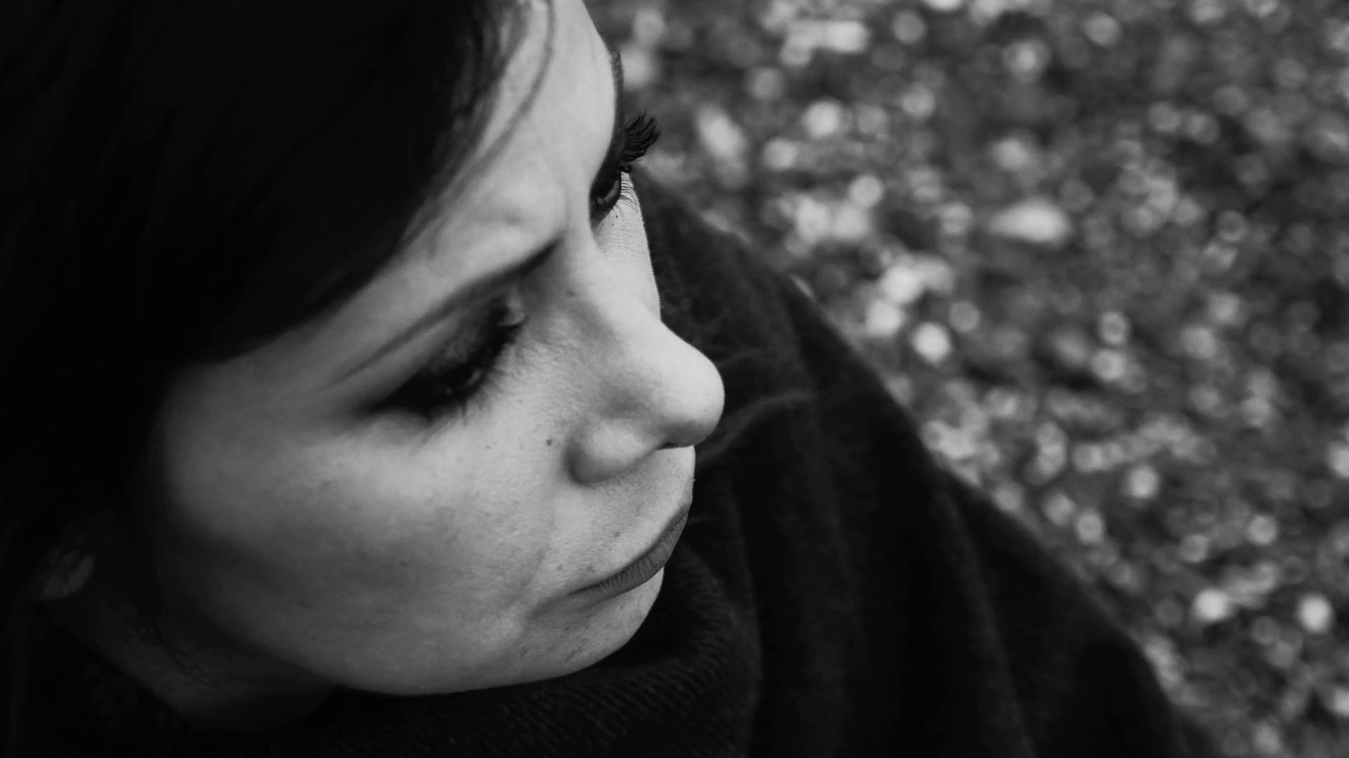 Woman Feeling Down On Overcast Day Stock Footage SBV-337959595 ...