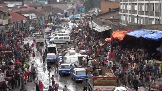 Crowd Of People Walk In Nairobi Kenya Africa Stock Footage: Royalty ...