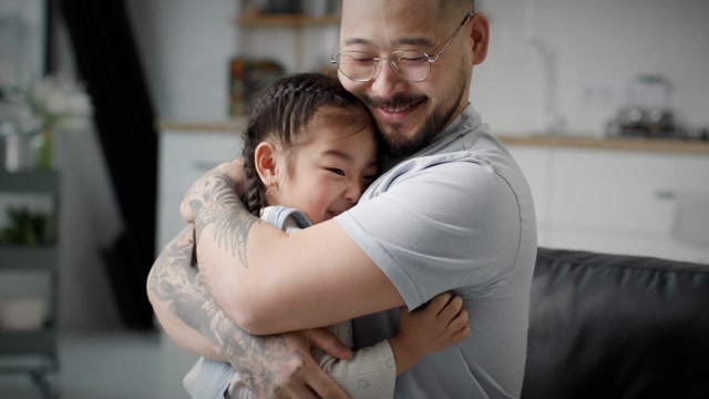 Daddy Daughter Kiss Stock Footage Royalty Free Video Clips Storyblocks