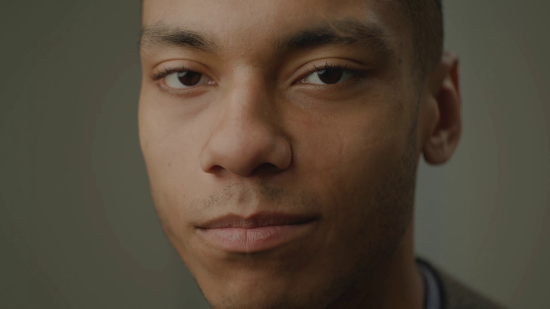 Black Man Speaking At Camera Close Up Stock Footage SBV-347709423 ...